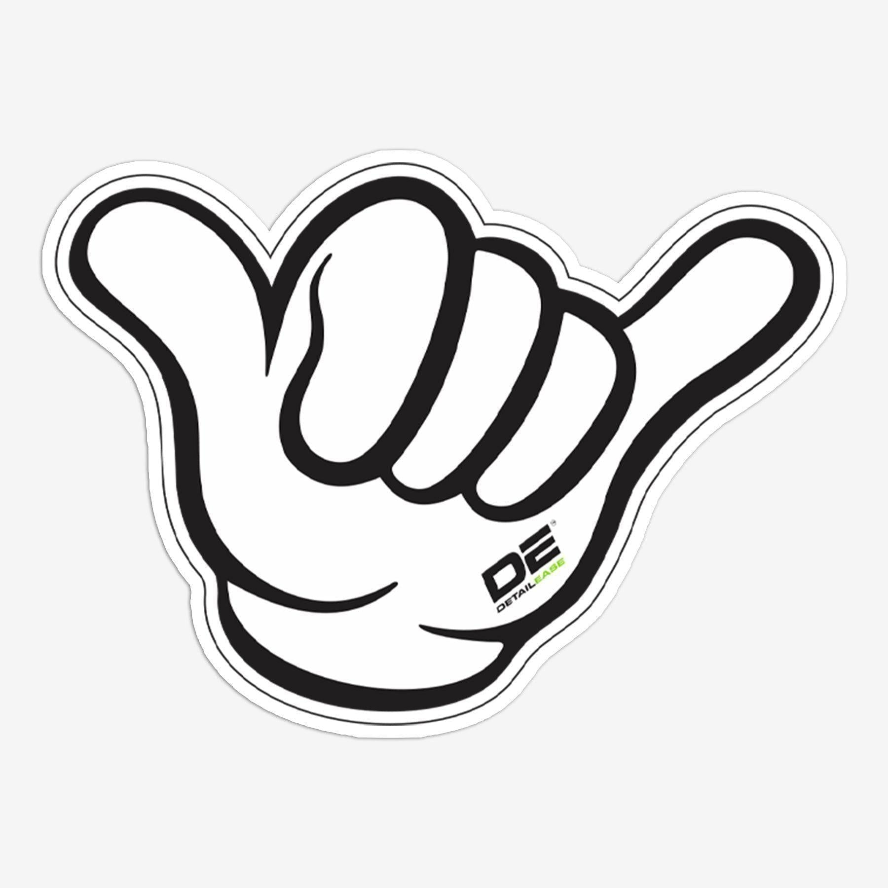 Limited DE - Shaka Hand Sticker – Detail Ease